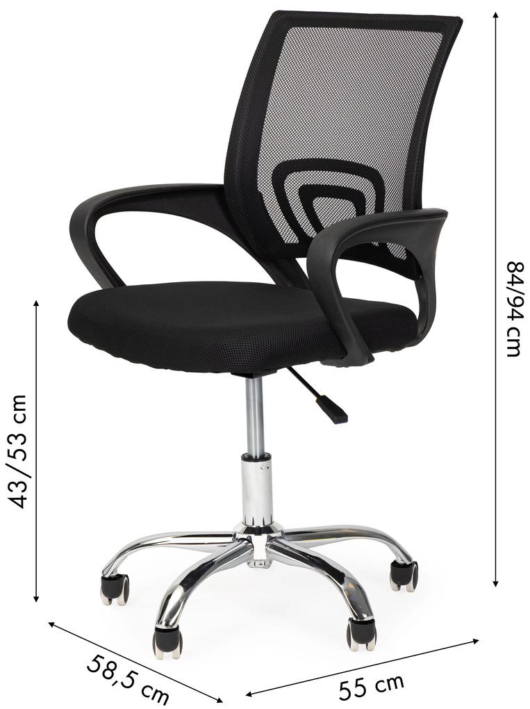 Otočná židle, tvarovaná kancelářská židle