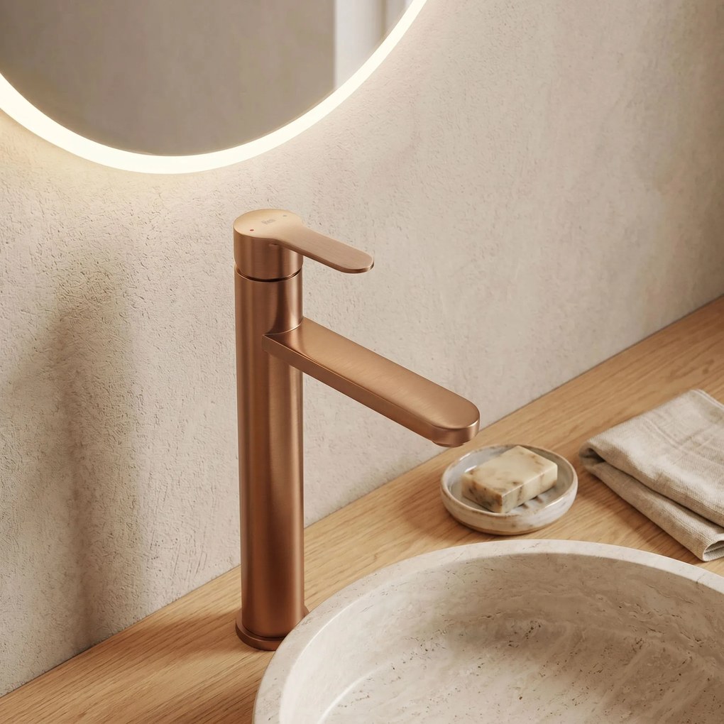 Rea, Koupelnová baterie Rea Arcos Brush Copper, REA-B6968