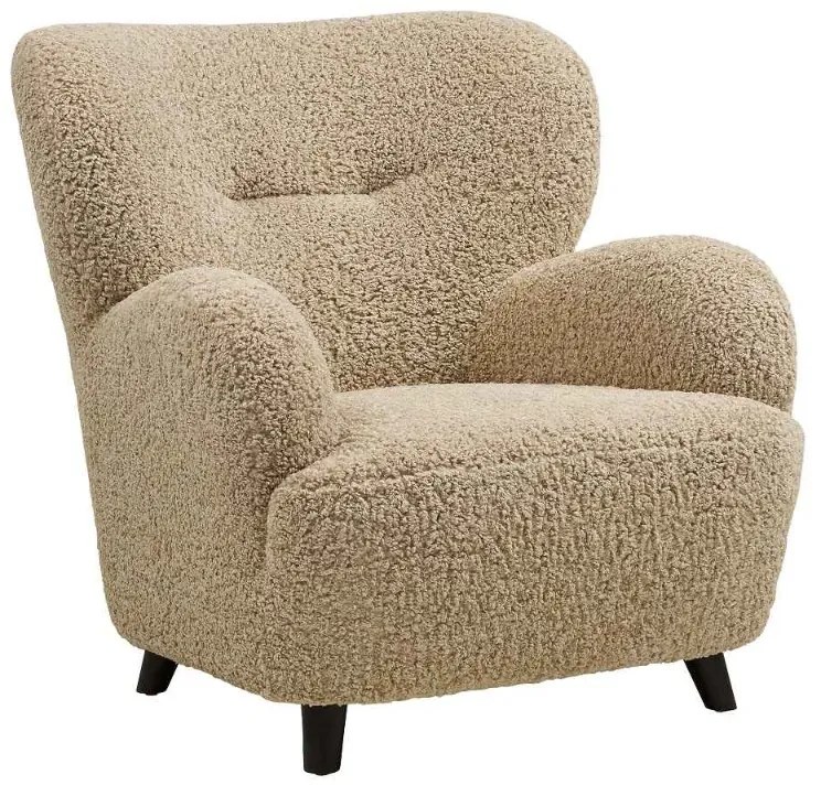 Designové křeslo Uruchillay světle hnědé