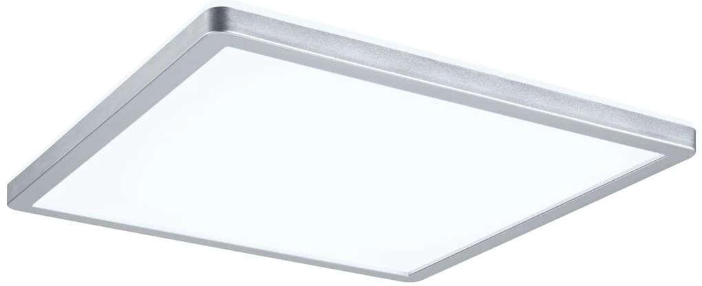 Paulmann 71008 Atria Shine, matně chromové stropní LED svítidlo s korónou, 16W LED 4000K, 29x29cm