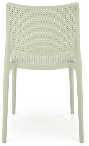 Halmar Plastová stohovatelná jídelní židle K514 - pomerančová