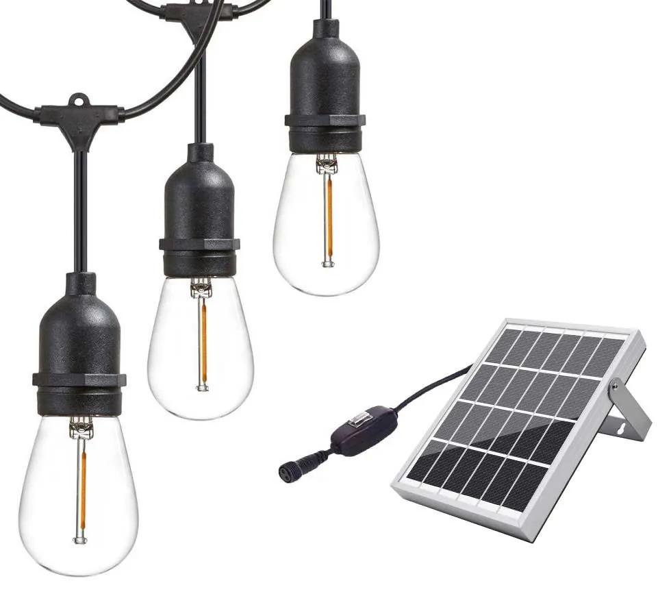 Bezdoteku LEDSolar 10 solární řetěz s žárovkami, 10x E27 LED žárovky, iPRO, 6W, teplá barva