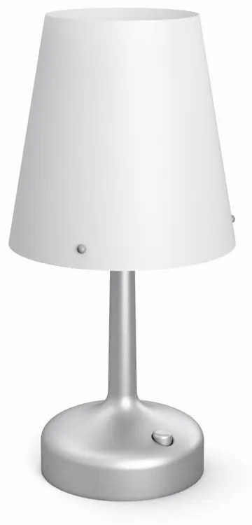 LED Stolní bateriová lampička 71796/48/P0 stříbrná