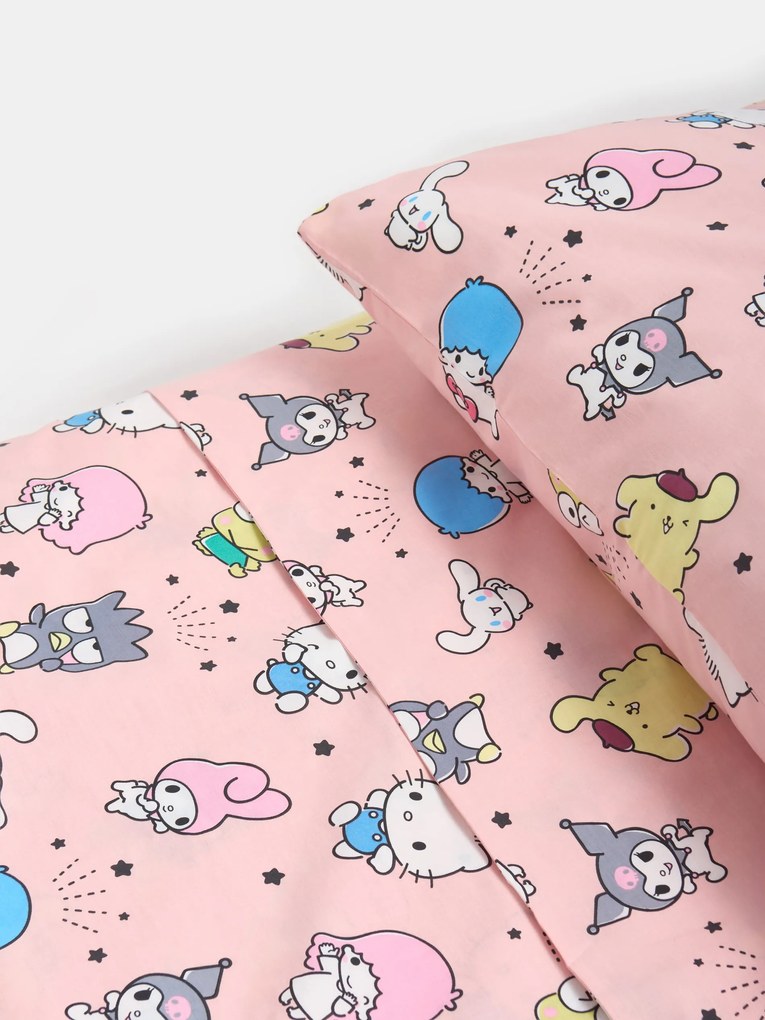 Sinsay - Bavlněná souprava povlečení Hello Kitty - pastelová růžová