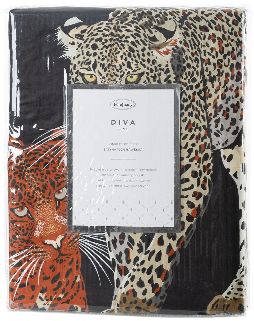 SATÉNOVÉ LOŽNÍ POVLEČENÍ DIVA16 200X220 CM 2 KS 70X80 CM VZOROVANÉ