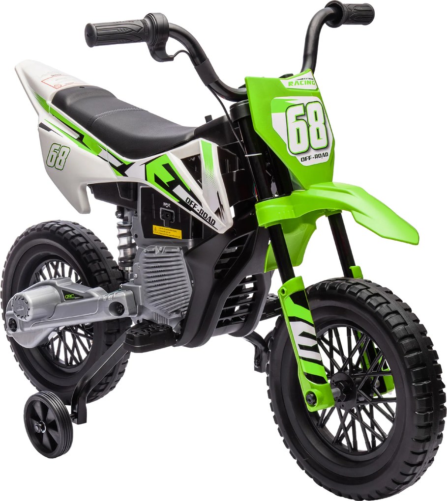 AIYAPLAY dětská elektrická motorka max. 30 kg, zelená