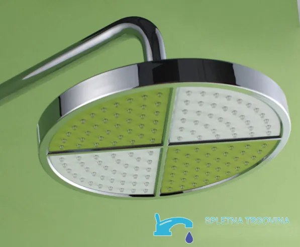 Podomítkový sprchový systém EYN PT85079 s LED v několika barevných provedeních