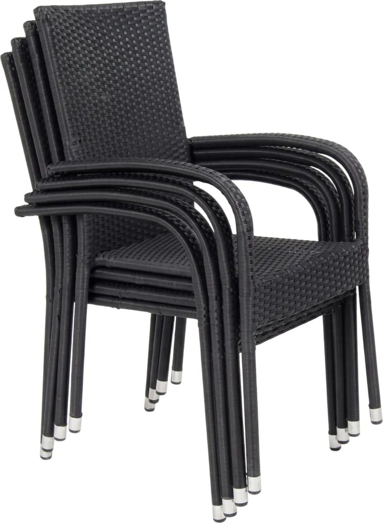 Set zahradních ratanových křesel Paris, 4 ks, 4 křesla
