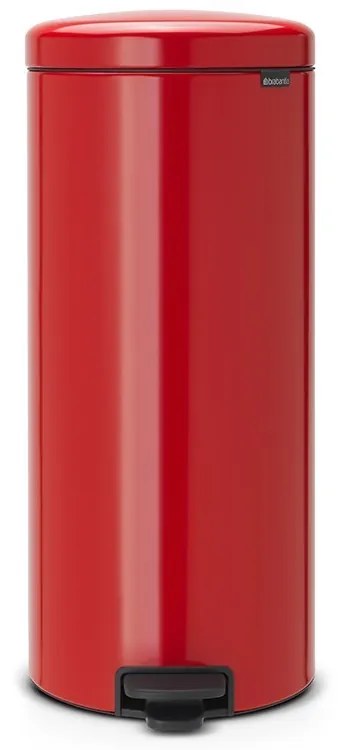 Brabantia NEWICON Pedálový odpadkový koš 30 l - zářivě červená