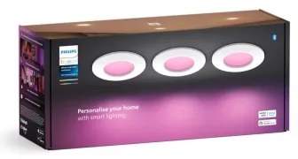 Philips -SADA 3x LED RGBW Stmívatelné koupelnové svítidlo Hue SLIM LED/8,3W/230V