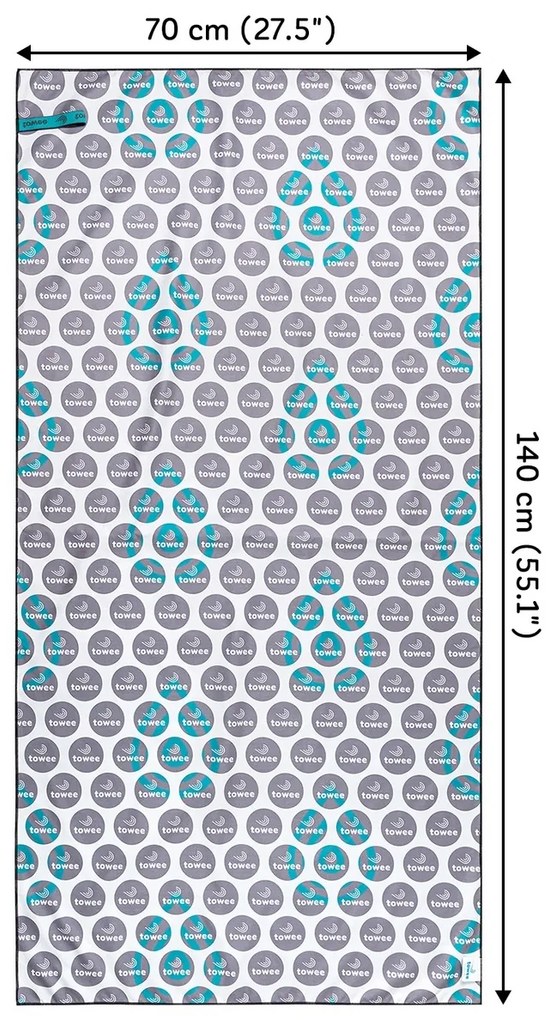 Towee Rychleschnoucí osuška BUBBLE, 70 x 140 cm