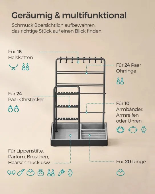 Stojan na šperky JJS021B01