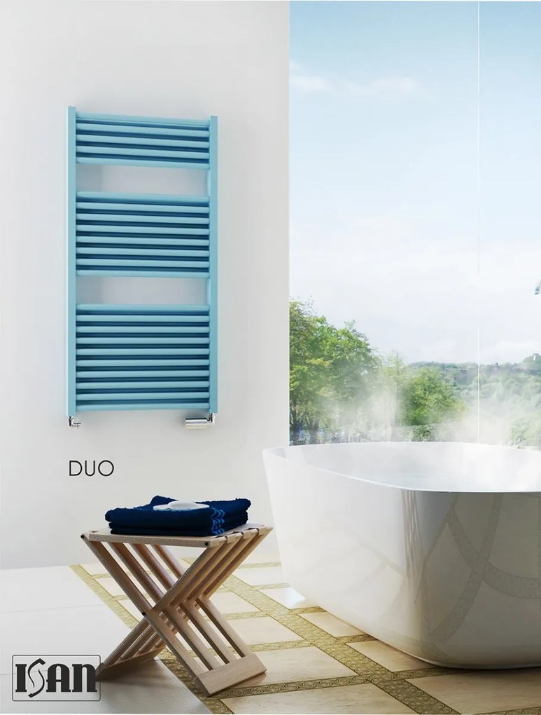 Isan Duo 1770 x 600 mm koupelnový radiátor bílý
