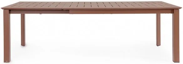 BIZZOTTO Rozkládací zahradní stůl KONNOR 160-240x100 hnědý