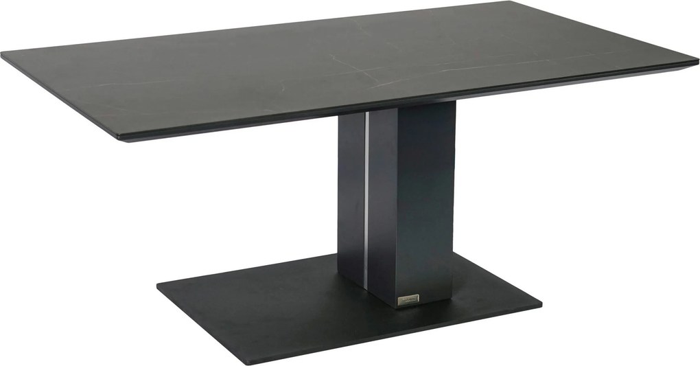 XXXLutz KONFERENČNÍ STOLEK, antracitová, černá, kov, keramika, kompozitní dřevo, 110/59/47-66 cm Dieter Knoll - Konferenční stolky - 000069012901