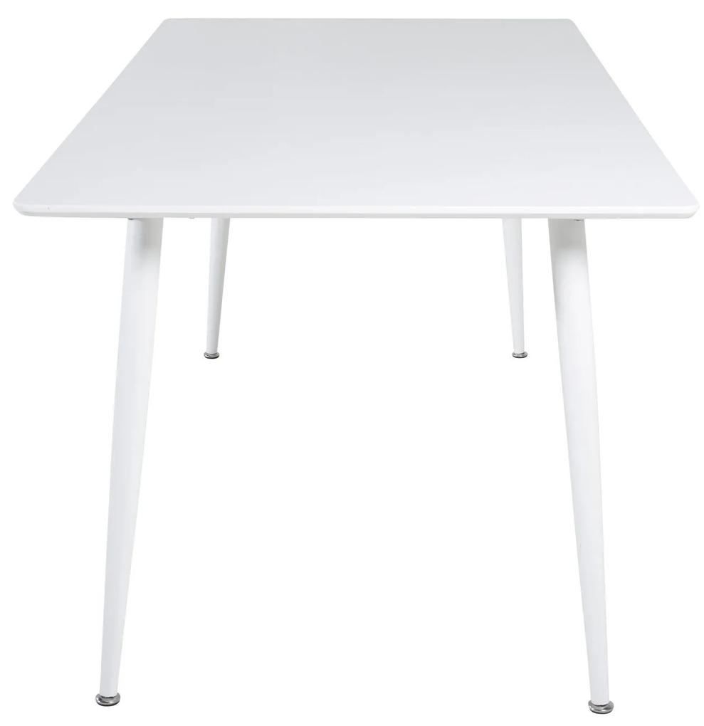 Jídelní stůl Polar, bílý, 90x180