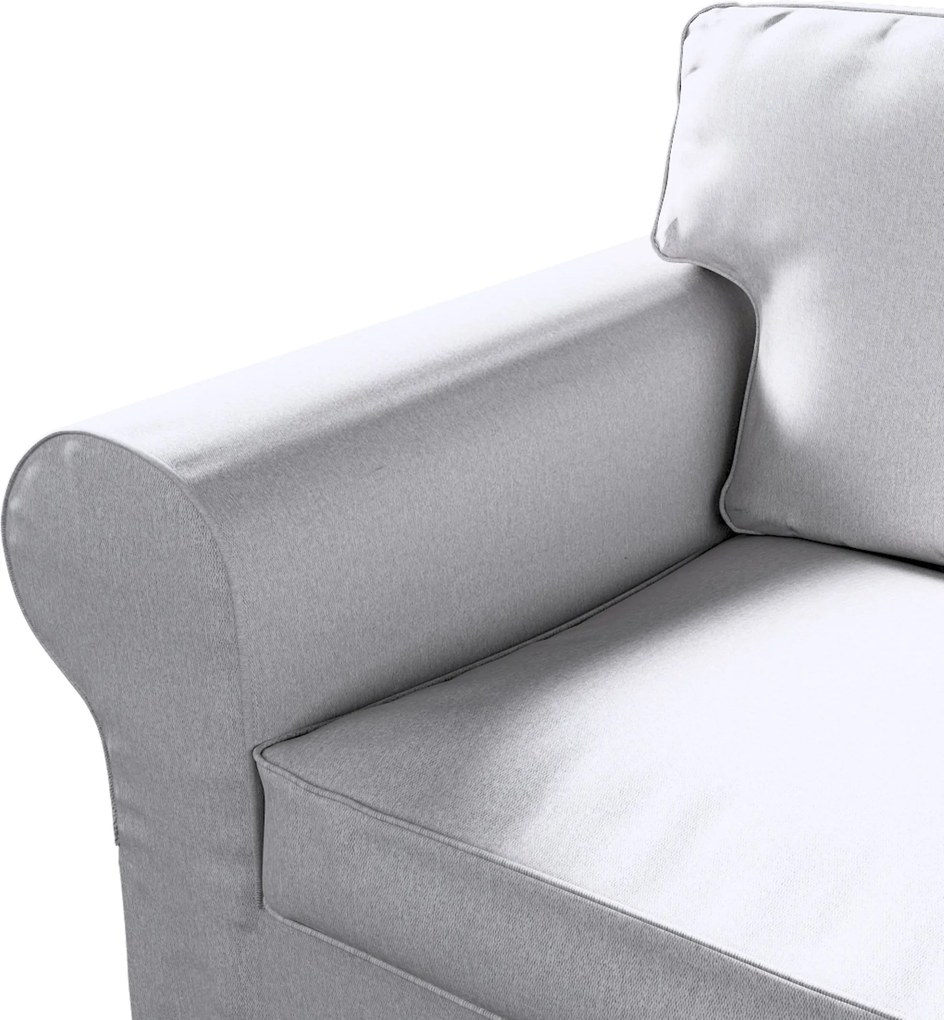 Potah na pohovku IKEA Ektorp 3-místná, rozkládací STARÝ MODEL PIXBO barva šedá látka pletený vzor