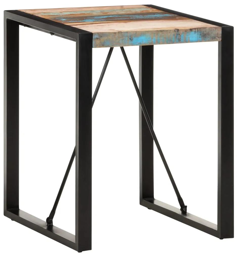 321593 vidaXL Jídelní stůl 60 x 60 x 75 cm masivní recyklované dřevo