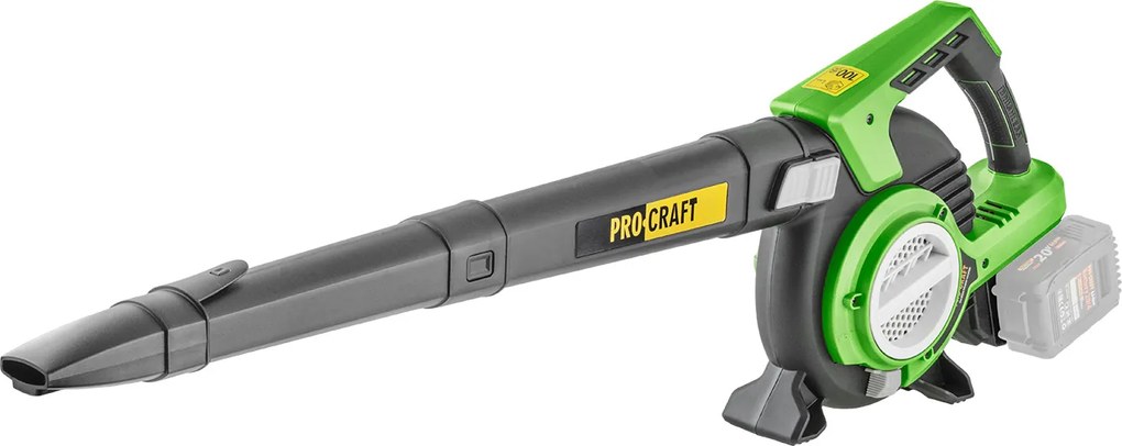 Procraft VB20 20V - akumulátorový vysavač listí (bez akumulátoru a nabíječky)