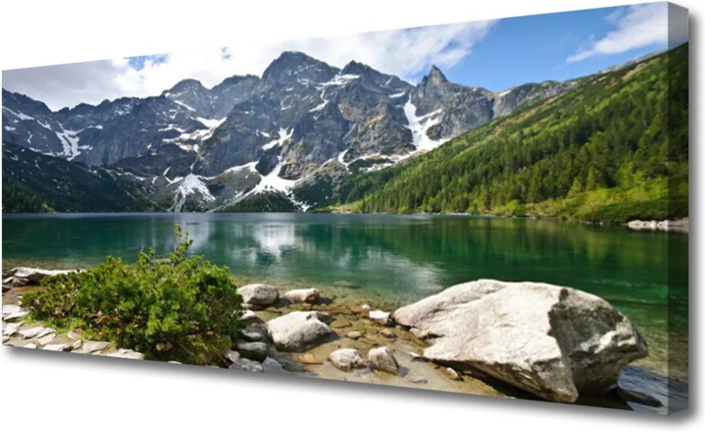 Obraz Canvas Jezero Hory Krajina