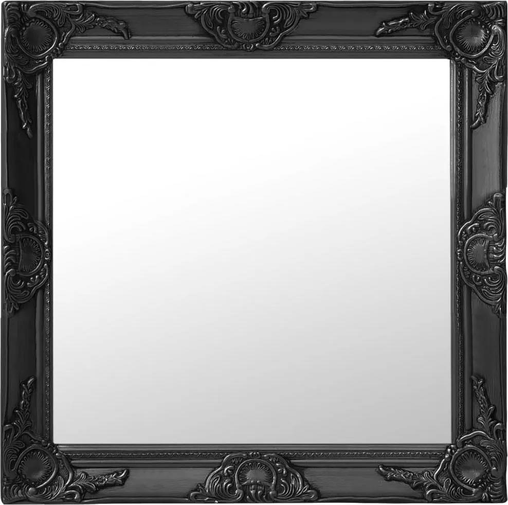 vidaXL Nástěnné zrcadlo barokní styl 60 x 60 cm [320334] Barva: Stříbrná