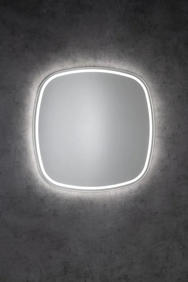 Sapho BUTO zrcadlo s LED osvětlením 80 x 80 cm BU080