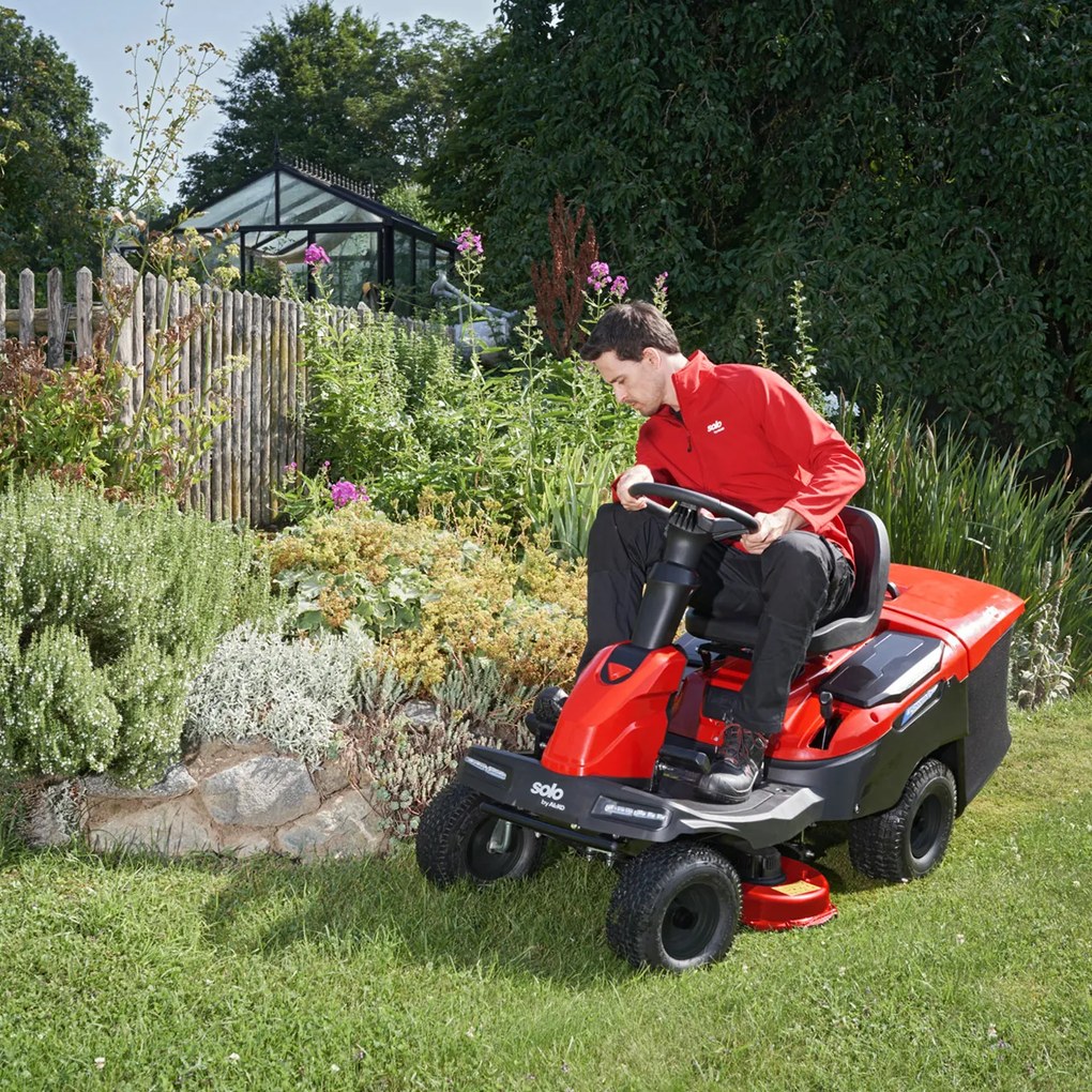 AL-KO Solo R 74.5 Li 36 V Premium Pro aku travní rider, včetně 3x baterie (127803) + Zprovoznění