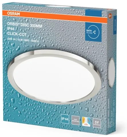 Osram - LED Koupelnové stropní svítidlo DISC LED/18W/230V 3000/4000K IP44