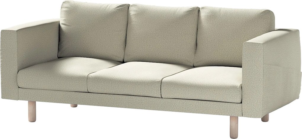 Potah na pohovku IKEA Norsborg 3-místná barva béžová látka pletený vzor