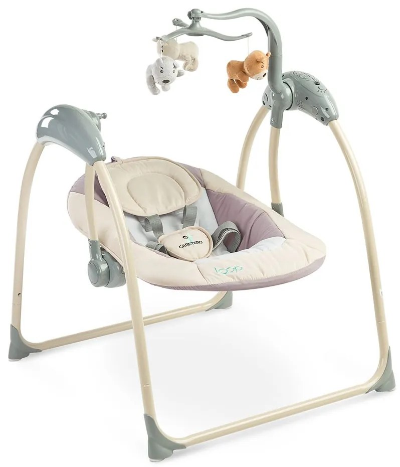 Dětská houpačka CARETERO LOOP beige Barva: Béžová