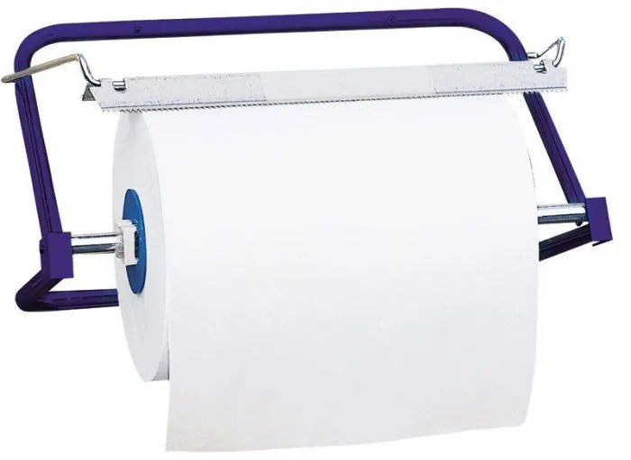 Úchyt na průmyslová čistiva v rolích, modrá