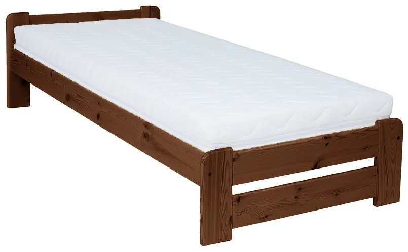 Drewmax LK099 Dřevěná postel 120x200 dub
