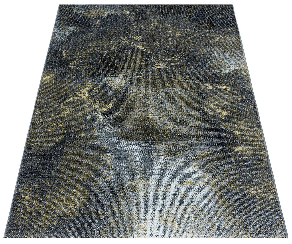 Ayyildiz Kusový koberec OTTAWA 4203, Žlutá Rozměr koberce: 80 x 150 cm