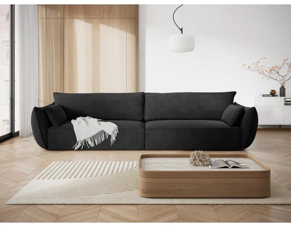 Tmavě šedá pohovka 248 cm Vanda – Mazzini Sofas