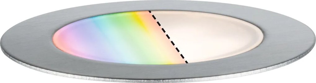 P 94751 Plug & Shine LED zemní svítidlo Smart Home Zigbee Floor RGBW samostatné svítidlo IP67 RGBW 2W ocel - PAULMANN