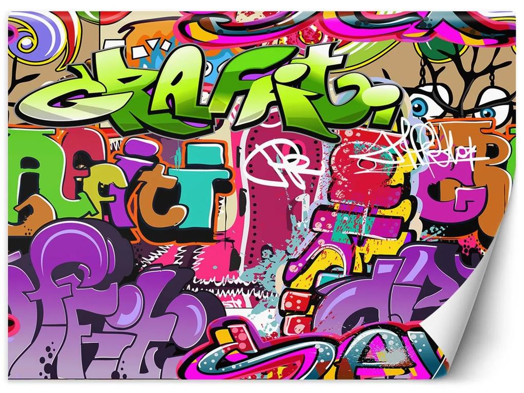 Gario Fototapeta Graffiti art v neonových barvách Materiál: Vliesová, Rozměry: 200 x 140 cm