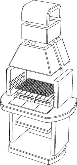 Norman Piko zahradní krb