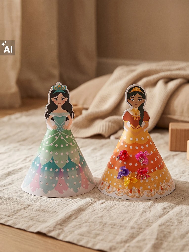 Sinsay - Kreativní sada Poke-Art Craft na zdobení princezen - vícebarevná