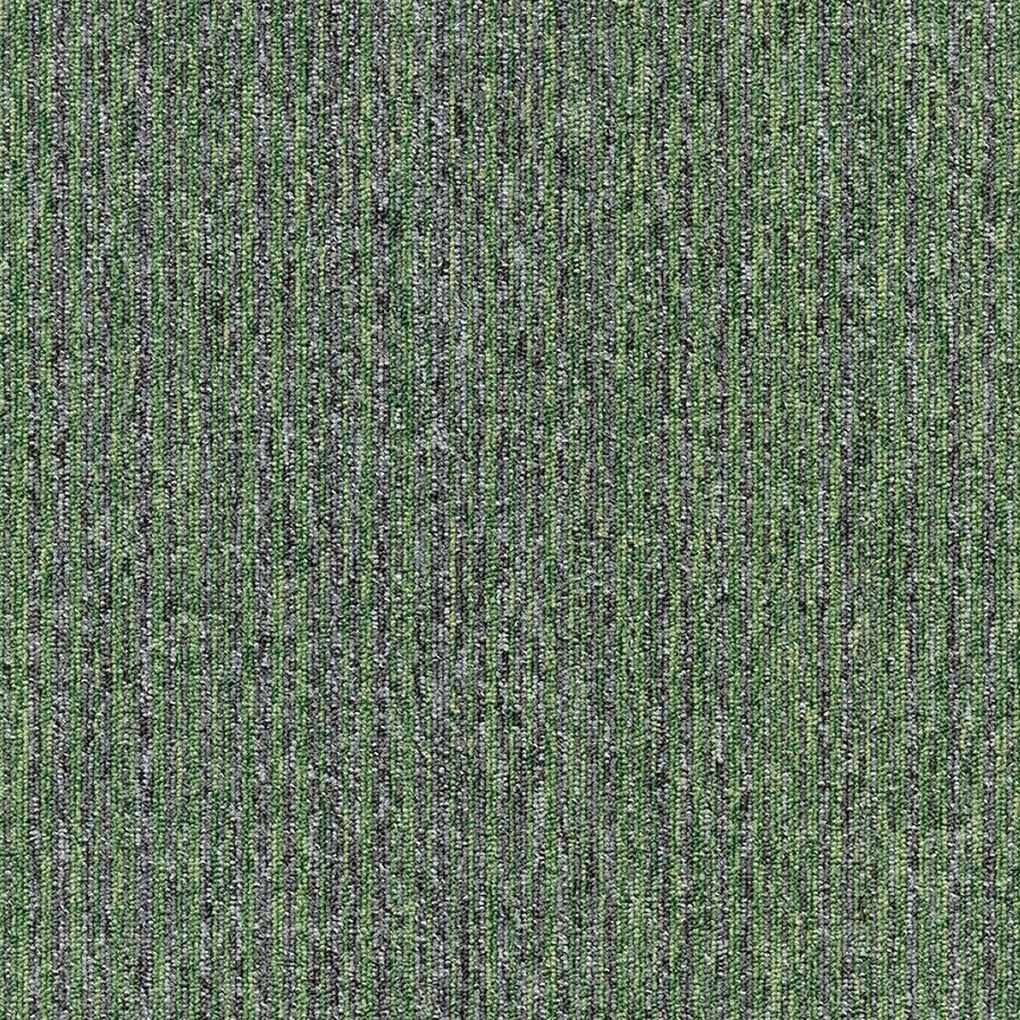 Tapibel, Kobercový čtverec Coral Lines 60376-50 zeleno-šedý 50 x 50 cm, chodba / předsíň