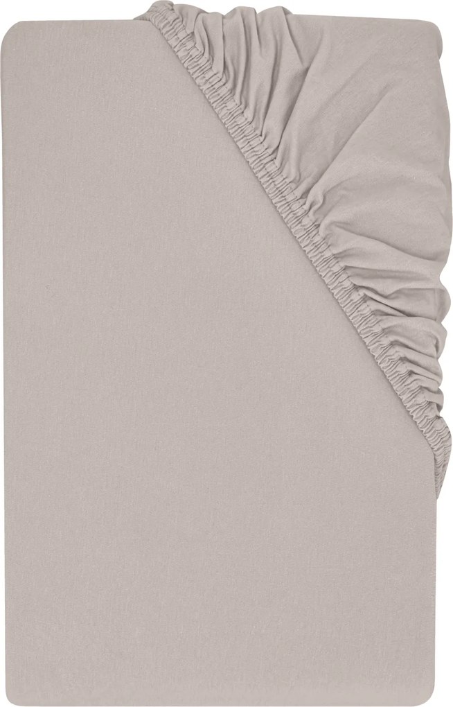 Livarno® Žerzejové napínací prostěradlo, 90-100 x 200 cm (béžová)