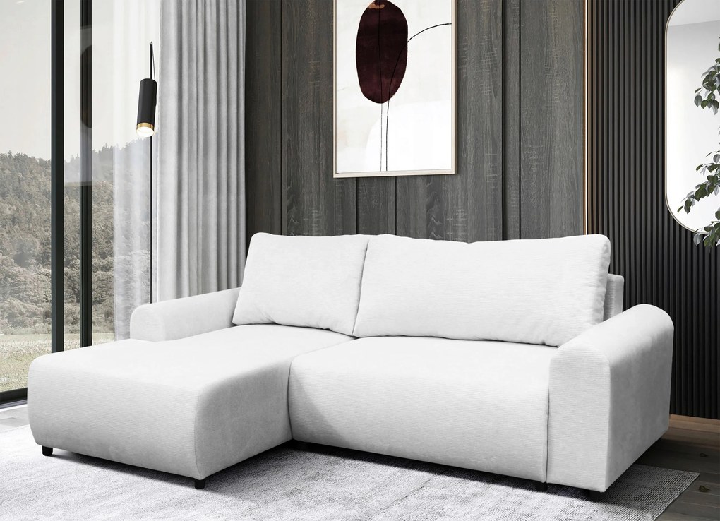 XXXLutz ROHOVÁ SEDAČKA, textil, krémová MID.YOU - Sedací soupravy - 001574005910