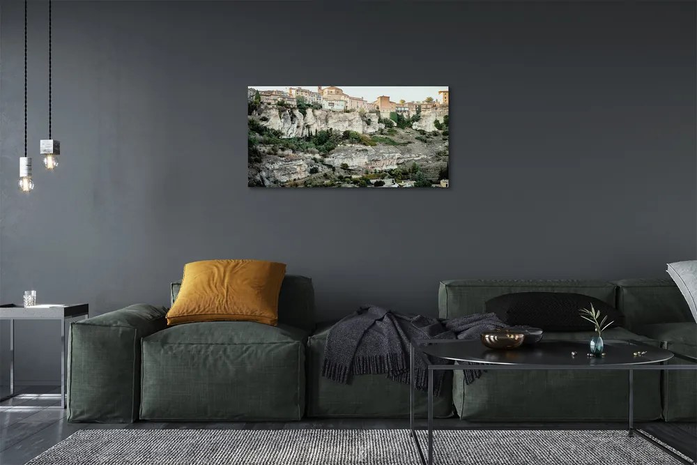 Obrazy na plátně Španělsko Obec stromy 120x60 cm