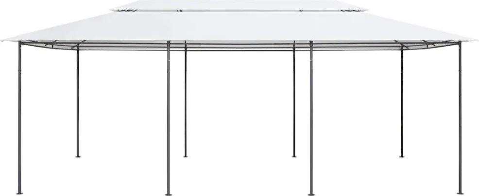 Zahradní altán 600 x 298 x 270 cm bílý 180 g/m² 310072
