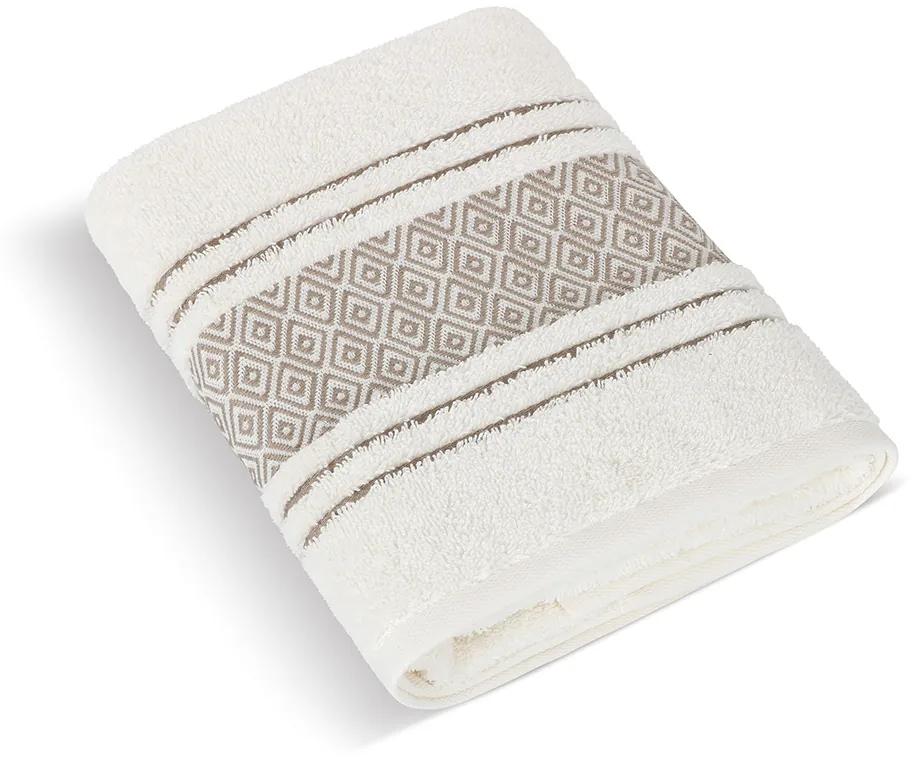 BROTEX Froté ručník Mozaika 50x100cm 550g krémová