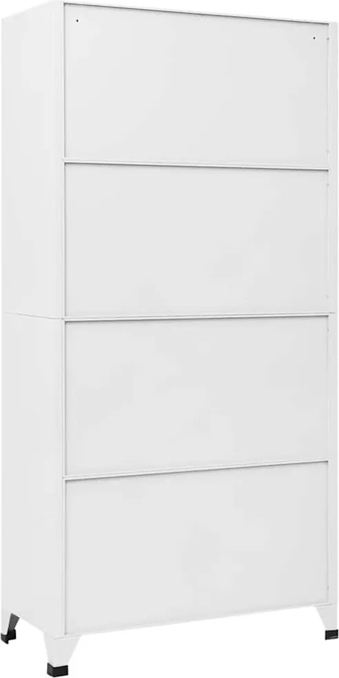 Šatní skříňka s 9 buňkami ocel 90 x 45 x 180 cm šedá 20157