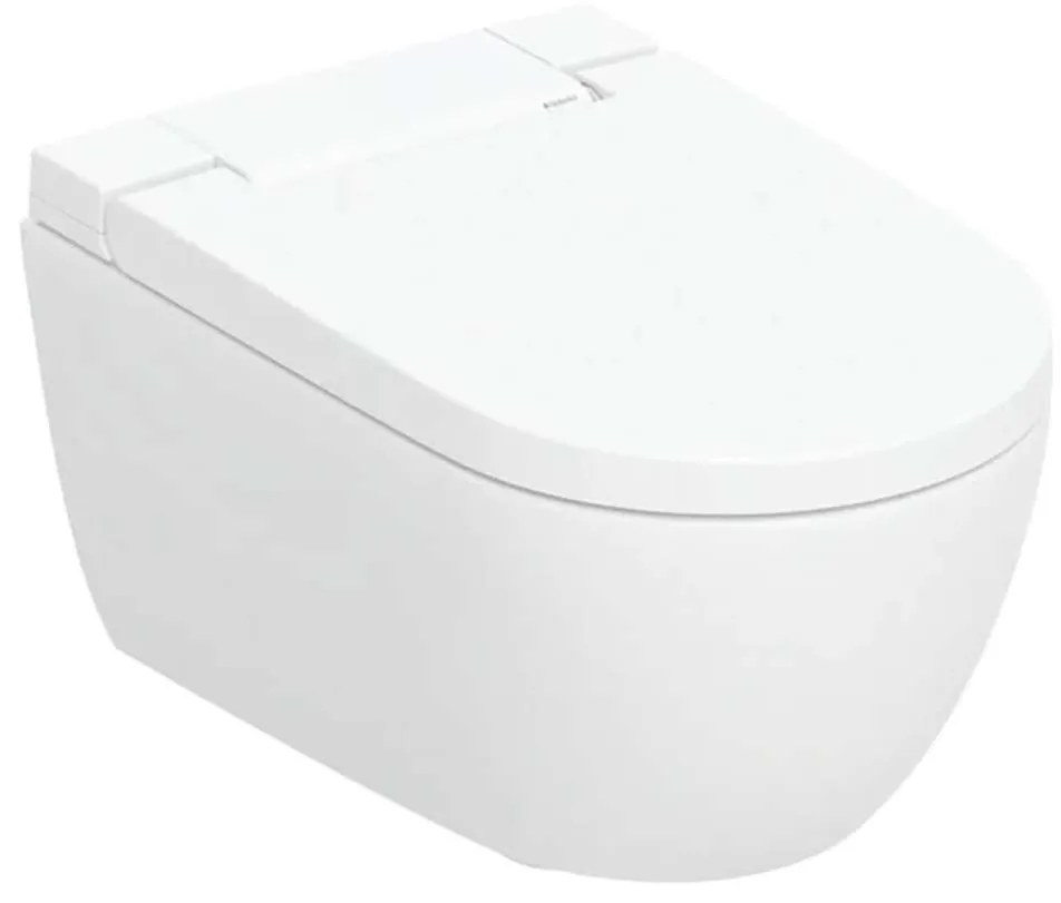 Geberit AquaClean - Elektronický bidet AquaClean Alba s keramikou, Rimfree, SoftClose, KeraTect, bílá 146.350.01.1