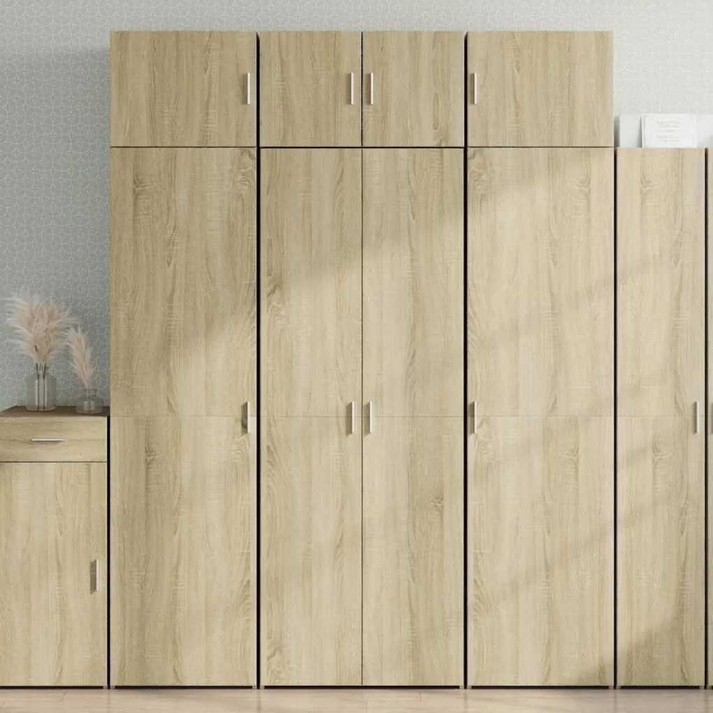 Skříň highboard dub sonoma 70 x 42,5 x 185 cm kompozitní dřevo 3281429