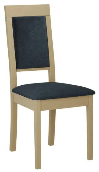 Čalouněná jídelní židle Heven XIII, Barva dřeva: černý, Potah: Paros 2