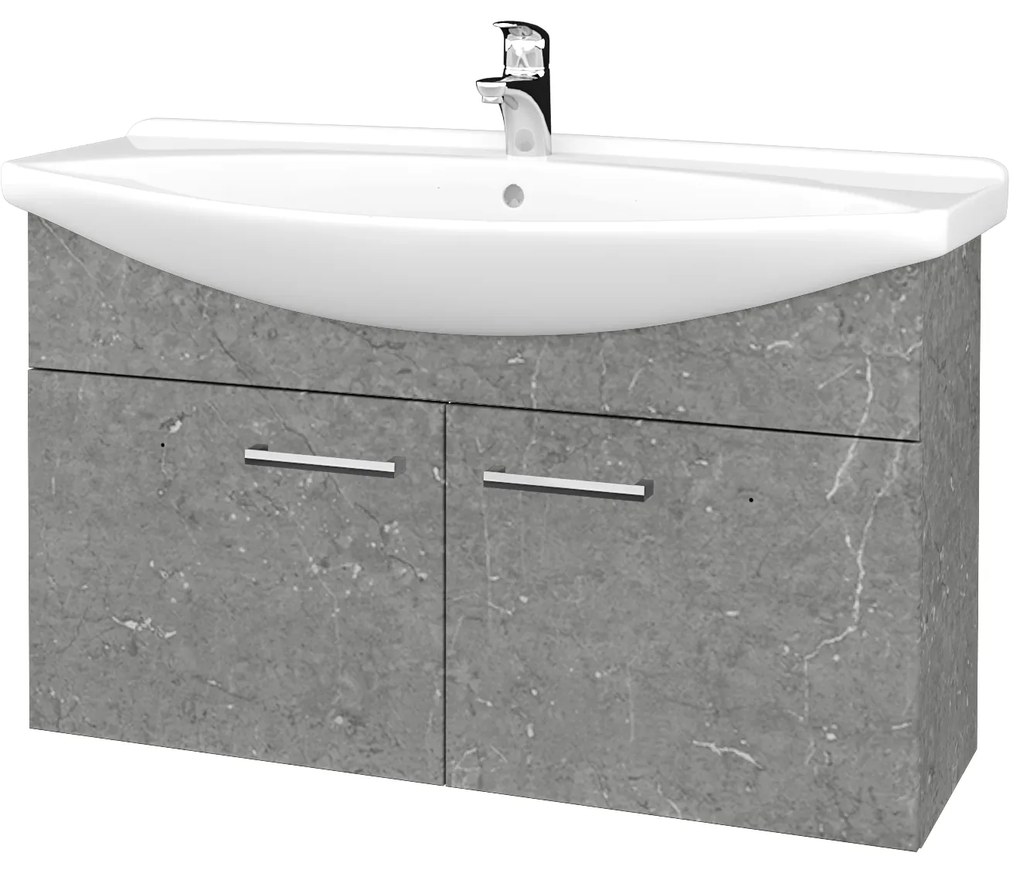 Dřevojas Koupelnová skříň TAKE IT SZD2 105 Varianta: N03 Graphite / Úchytka T01 / N03 Graphite