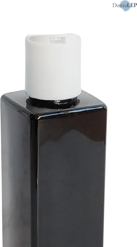 Dávkovač na mýdlo 250 ml černý s bílým DISC TOP LUNA